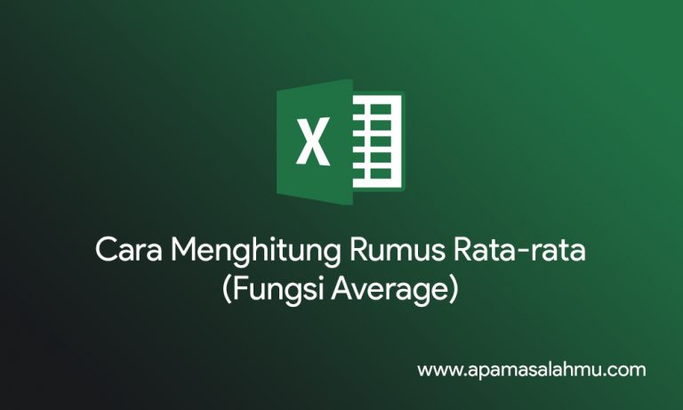 √ 3+ Rumus Rata rata Excel : Cara Menghitung Rumus Average Excel